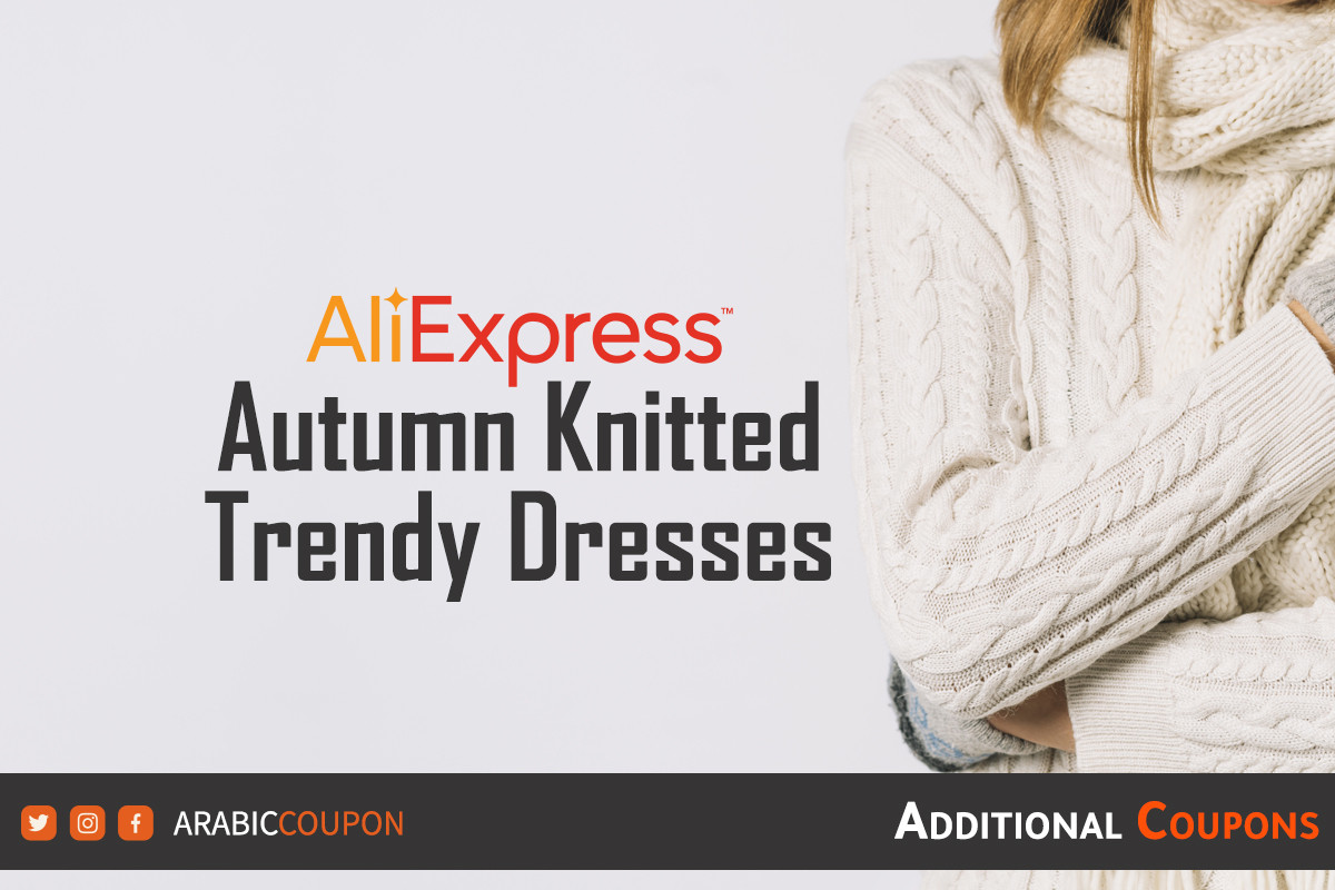 Autumn knitted dresses from AliExpress at the best prices