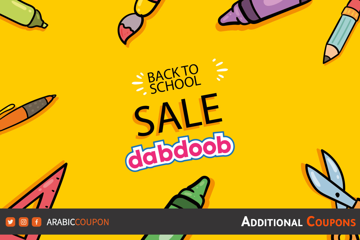 Dabdoob Back to school Sale in UAE with Dabdoob coupon