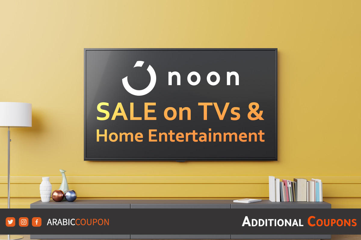 70% off Noon on TVs and home entertainment