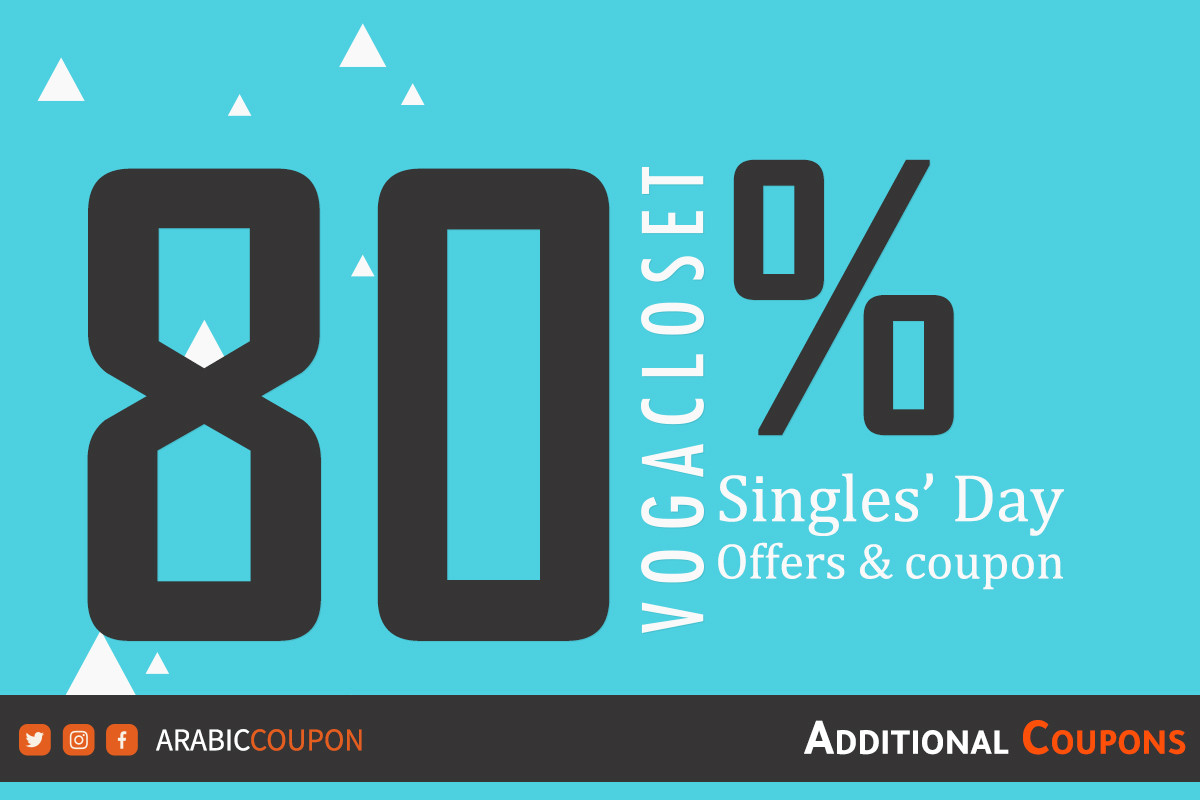 VogaCloset Singles' Day Sales and coupons are huge